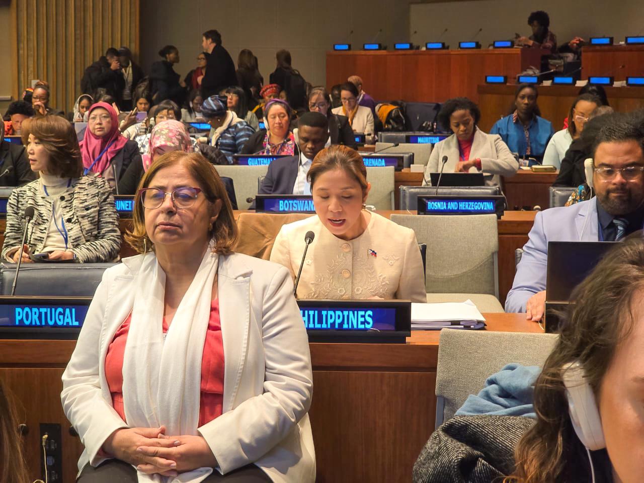 Pangandaman Highlights Philippine Initiatives On Women Empowerment In